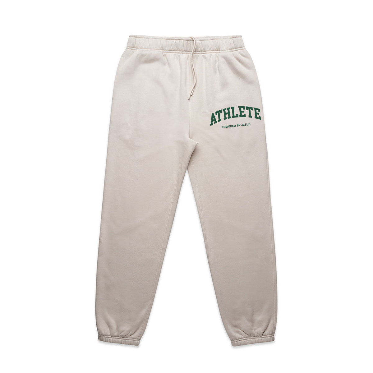 Athlete Powered by Jesus Premium Track Pants - Bone – OFFseasons